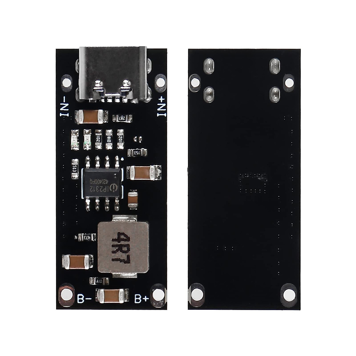 AITIAO 10pcs Type C USB 5V 3A Lithium Battery Charging Board Fast Charger Board Buck Module IP2312 CC/CV Mode 5V to 4.2V