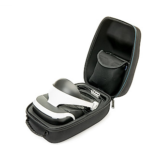 Sony PlayStation VR Headset and Accessories Carrying Case – Protective Deluxe Travel Case – Black Ballistic Exterior – Official Sony Licensed Product