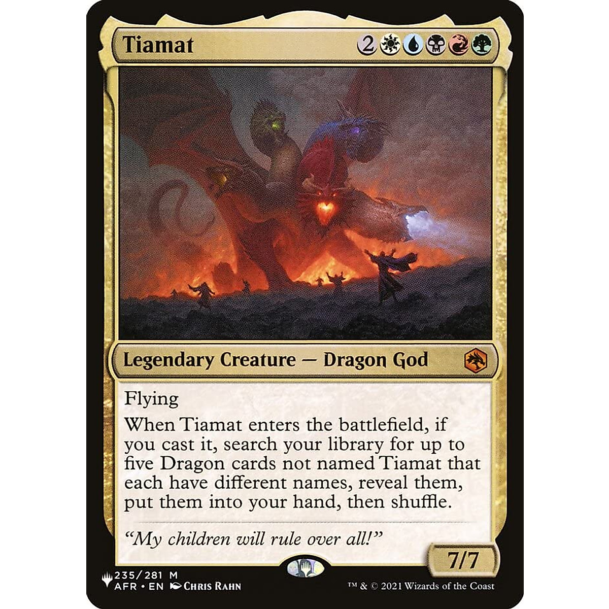 Magic: the Gathering - Tiamat - The List