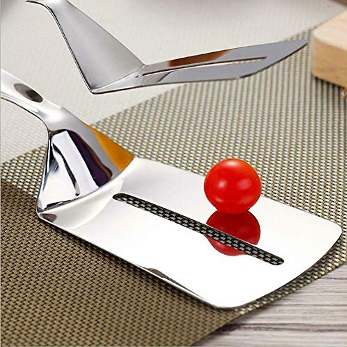 Service Tongs Kitchen Tongs Stainless Steel Bread Tongs/Steak Clamps/Fried Steak Clamp/Barbecue Tongs Joyden 10 Inch Premium Steak Clip(1 PCS)