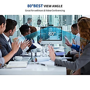 NetumScan AutoFocus HD 1080P Webcam with Dual Microphone & Privacy Cover, Business Webcam USB Web Camera with Wide Angle for Desktop or Laptop Streaming/Video Conferencing/Online Learning (60FPS)