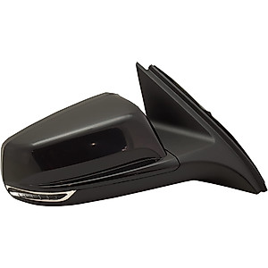 Kool Vue Driver & Passenger Side Power Heated Mirrors for Chevrolet Malibu 2014-2015 With Signal Light, Blind Spot Monitor & Memory; Without Puddle Lamp & Auto-Dimming Paintable