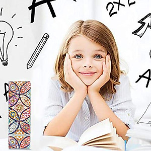 5D DIY Diamond Makeup Storage Handbag & Clear Plastic Jewelry Box Storage Organizer, PU Leather Handmade Purse with Storage Case Plastic for Kids and Adult Beginners (2pack）