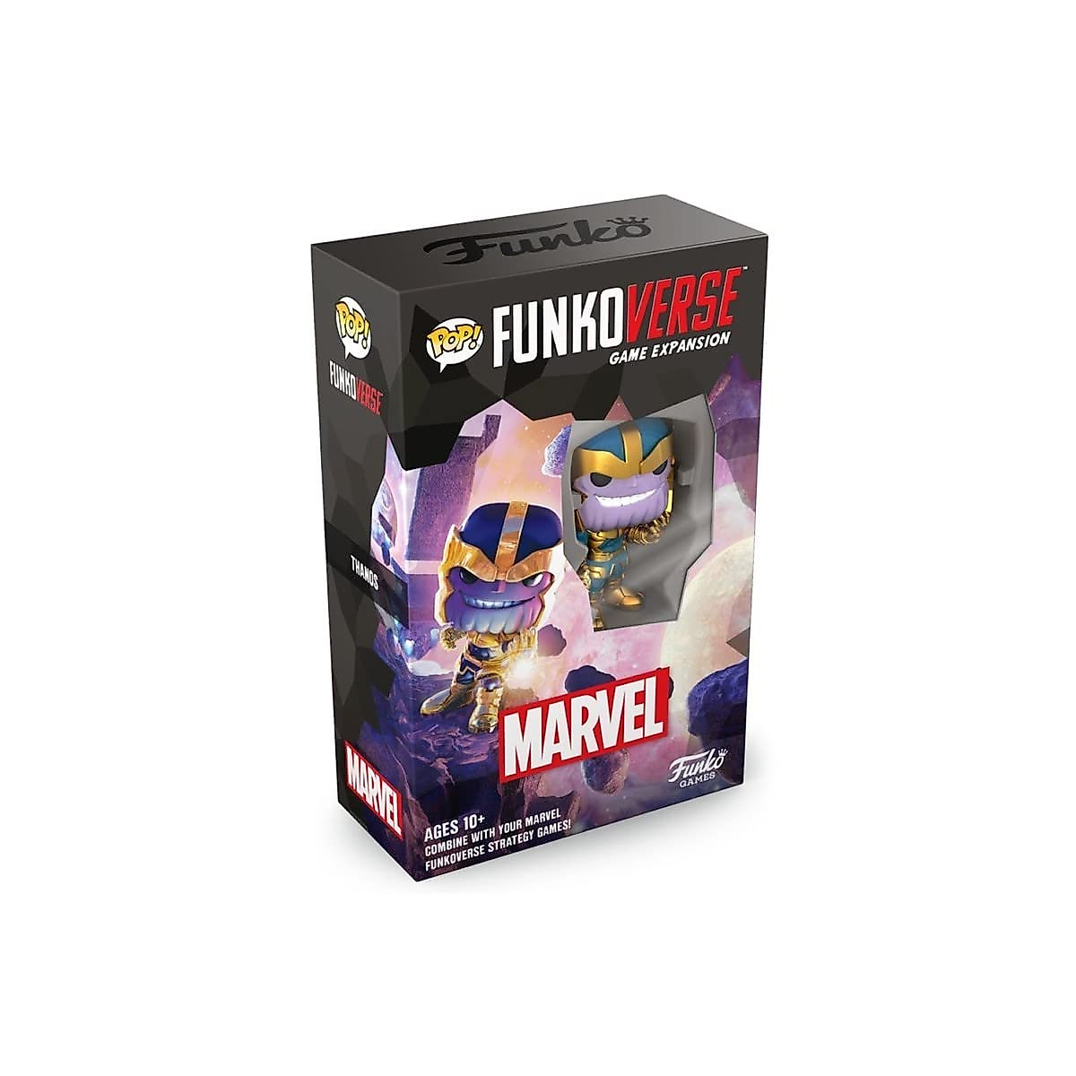 Funko Funkoverse Marvel 101 Thanos Light Strategy Board Game - Ages 10+, 2-4 Players, Collectible Vinyl Figure