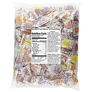 Sunkist Fruit Gems, 5-Pound Bag