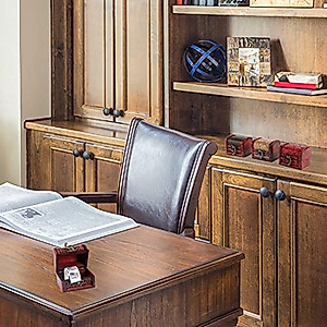 SandT Collection 3 Inch Wooden Keepsake Treasure Chest Trinket Box - Swirl