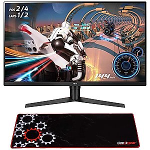 LG 32-inch Class QHD Gaming Monitor with FreeSync (31.5-inch Diagonal) Bundle with Deco Gear Large Extended Pro Gaming Mouse Pad
