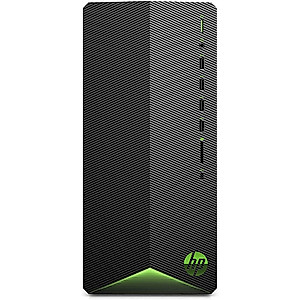 HP Pavilion TG01 Gaming & Entertainment Desktop PC (AMD Ryzen 7 5700G 8-Core, 16GB DDR4, 512GB SSD + 1TB HDD, RTX 3060 12GB, VR Ready, AC WiFi, Bluetooth 5.1, Win 11 Home) with Hub