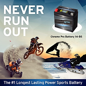 YTX14-BS iGel Battery for Honda TRX 500 420 450 350 300 Rubicon Foreman Rancher