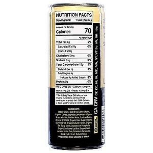 Lucky Jack Cold Brew Coffee Vanilla - Draft Pour Nitro Latte w/Oat Milk, 130mg Caffeine Per Serving - Gluten Free, Nut Free, Kosher & USDA Certified Organic - (12 Pack, 7.5oz Cans)