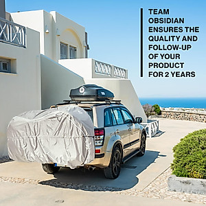 Team Obsidian | Outdoor Storage Waterproof Cover for 1,2, or 3 Bikes, Bike Cover, Ebike Accessories, Bicycle Cover, Outdoor Bike Storage, Electric Bike Cover Waterproof Outdoor | 210D, 300D, 600D