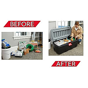 Rubbermaid ActionPacker️ 48 Gal Lockable Storage Bin, Industrial, Rugged Large Storage Container with Lid
