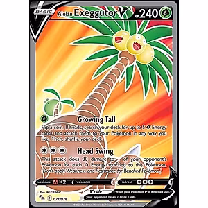 Alolan Exeggutor V - Pokemon Go - Ultra Rare - Full Art Card