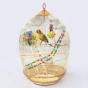 BWOGUE Bird Chewing Toys Parrot Shredder Toy Shred Foraging Hanging Cage Toy for Conure Cockatiel African Grey Amazon (3 Pack)