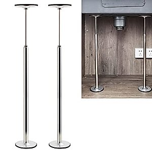 TYESTAND ST-1 Undermount Sink Support Brackets Stainless Steel and Aluminum Adjustable Sink Legs Installation and Repair System Kit For Kitchen Sink (16.1-22 inches (41-56cm))