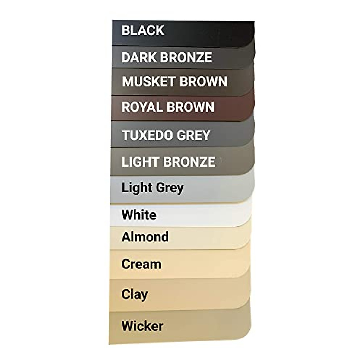 Eagle 1 Rain Gutter Valley Splash Guards, Straight or Bent (2 Per Order) Includes Screws and 1/4" Bit Driver (Classic Bent, Musket Brown)