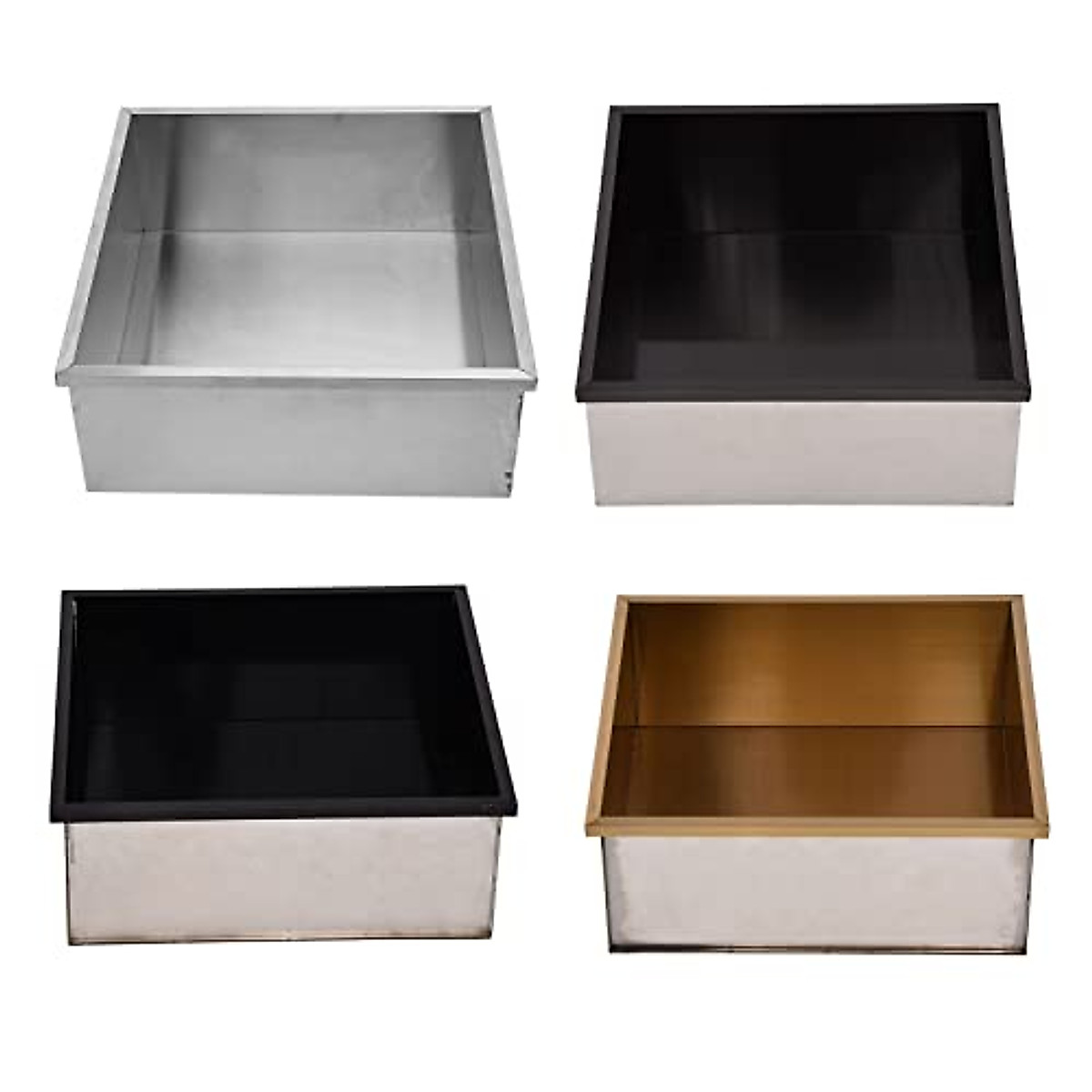 VTOSEN Niche Single Recessed Shower Shelf, 304 Stainless Steel One Inner Shelf, 12-Inch Width x 11-Inch Height x 4-Inch Depth(gun grey)