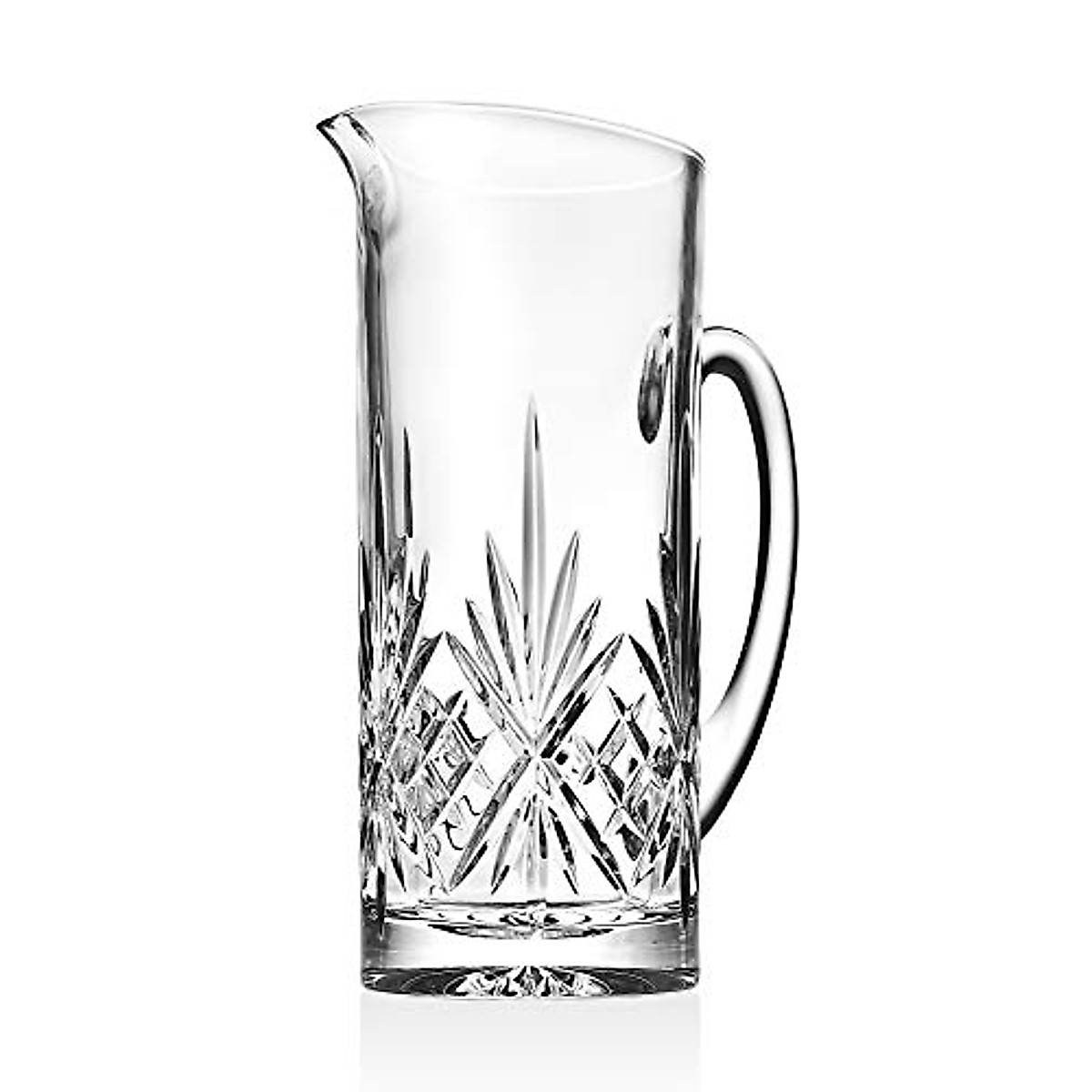 Godinger Beverage Pitcher Carafe, Cocktail Bar Mixing Glass - Dublin Collection, 34oz