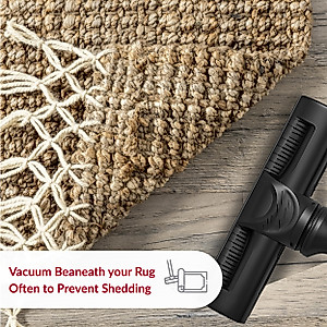 nuLOOM Raleigh Farmhouse Jute Tasseled Area Rug, 4x6, Natural