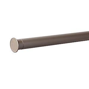Closet Culture by Knape & Vogt 1.375 in. D x 24.875 in. W x 1.375 in. H Steel Champagne Nickel Closet System Pole Kit