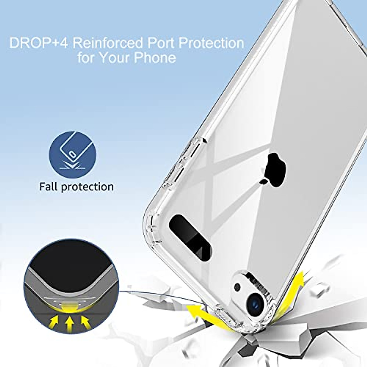 ANNSD for iPod Touch 7th Generation Case, iPod Touch 6th / 5th Case，Slim Flexible TPU Cover Hybrid Impact Full Body Protective Case Cover for Apple iPod Touch 7th/6th/5th Case for Kid (Clear)