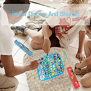 daekpaek croc charm organizer Shoe Charms Display Stand Black Blue 2Pieces Portable Flexible organizers and storage Roll Bag (Croc Charms not Included)