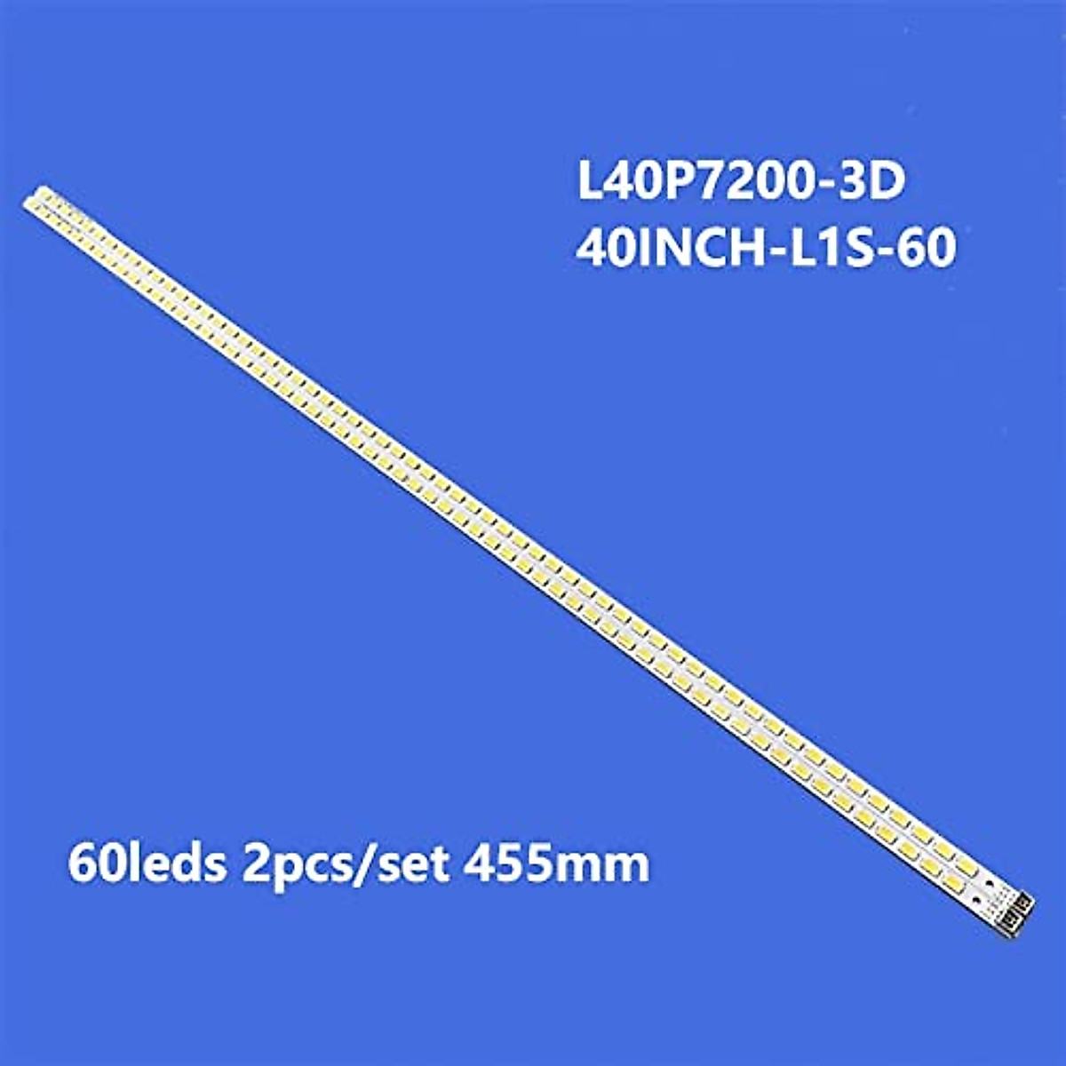 ANUTE LCD TV Back Light Bar L40F3200B 40-Down LJ64-03029A LTA400HM13 1piece=60LED 455MM (Size : 5 lot)