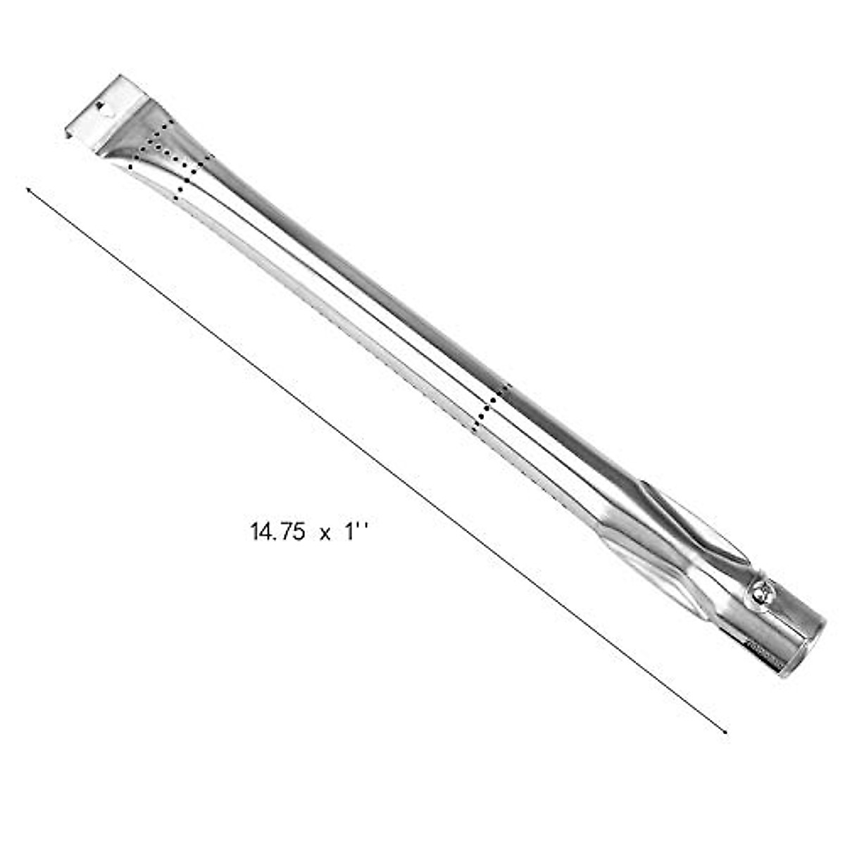 (4 Pack) 14.75" Gas Grill Parts Burner Tubes Grill Repacements Set for Kenmore Sears,BBQ Pro,Outdoor Gourmet for 16211