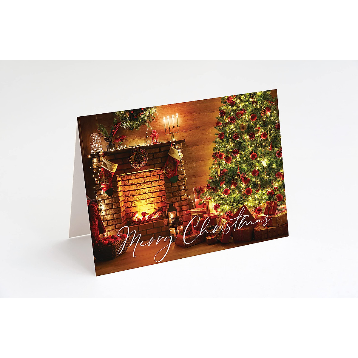 JBH Creations Cozy Cabin Christmas Card - Pack of 24