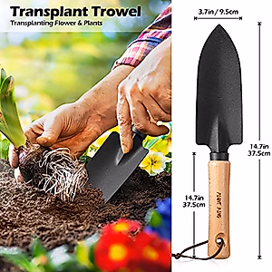 Gifts for Men Dad ,Christmas Stocking Stuffers , Garden Tools Set, 3 PCS Carbon Steel, Fathers Day, Unique Birthday Ideas for Him, Cool Gadgets Presents(Gifts for Dad)