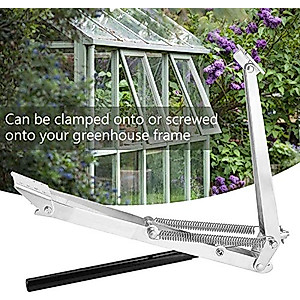 Wiwir Auto Vent Opener Solar Heat Sensitive Automatic Greenhouse Window Opener Auto Vent Kit for Garden Greenhouses Roof Ventilation Lifts 30 Lbs(Double Spring Vent Opener)