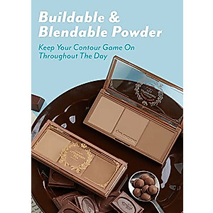 I'm Meme Palette - Afternoon Tea Contour | Mother's Day, Gifts. Buildable Coverage, 3 Shades, Light to Medium, Frozen Choco, 0.4 Oz