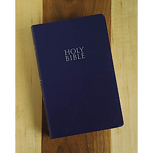 NIV, Gift and Award Bible, Leather-Look, Blue, Red Letter, Comfort Print