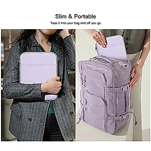 9-11 inch Sleeve Case for Fire Max 11 Tablet/Amazon Kindle Fire HD 10 & 10 Plus Tablet 10.1", iPad Pro 11/iPad 10.2 10.9/iPad Air 5 4th, Galaxy Tab A8/A7/S8/S7, iPad Organizer Carrying Bag -Purple