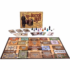 Cheapass Games: Kill Doctor Lucky, Deluxe 23rd and 3/4th Anniversary Edition, Family Board Game of Cold-Blooded Murder, For 2 to 8 Players