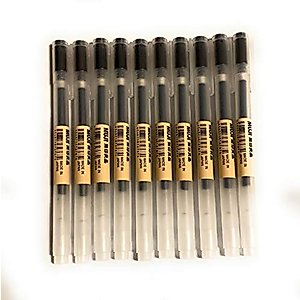 Muji Gel Ink Ball Point Pen, 0.38-mm, Black, 10 Pcs
