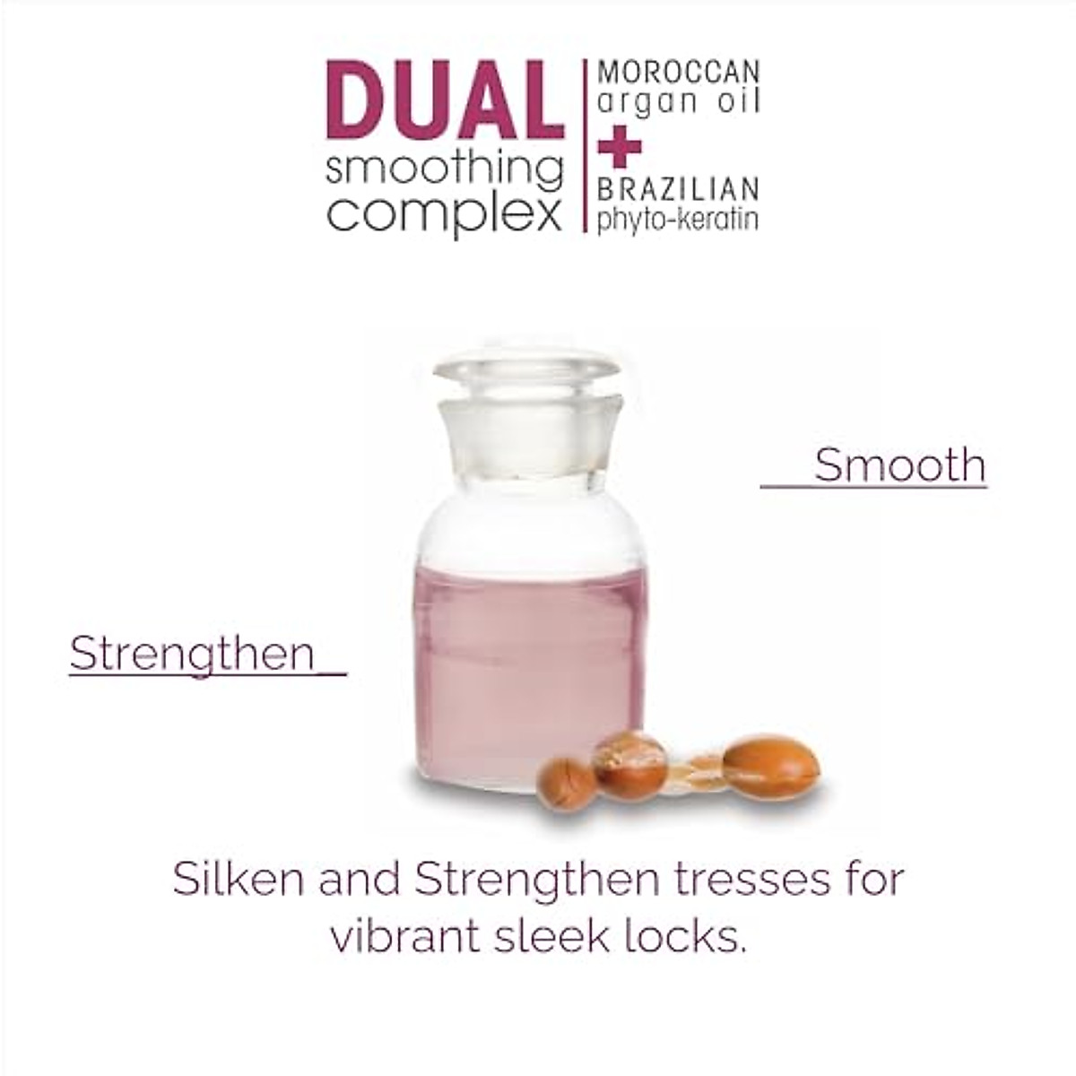 GIOVANNI 2chic Ultra Sleek Hair Styling Wax - Brazilian Phyto-Keratin & Moroccan Argan Oil, Strong Hold Keeps Hair In Place, Nourishing Anti-Frizz Formula, No Parabens, Color Safe - 2 oz