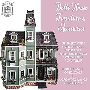 Reutters of Germany Dollhouse Brown Bird Cage with Bird Miniature Liter Bird Cage Pet Accessories