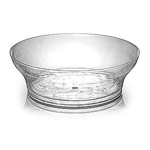 Fineline Settings Savvi Serve Clear 10oz Plastic Bowl - 1 set - 240 pieces