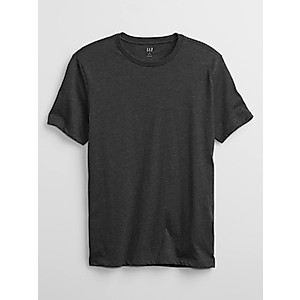 GAP Mens Everyday Short Sleeve T-Shirt T Shirt, Charcoal Grey, Medium US