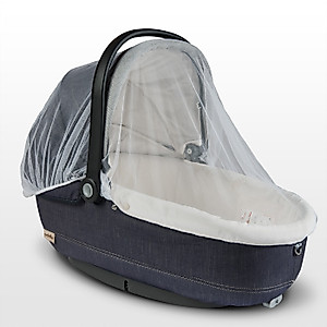 Baby Mosquito Net for Strollers, Carriers, Car Seats, Cradles. Fits Most PacknPlays, Cribs, Bassinets & Playpens. 44 x 48 Inch, Made of White, Portable & Durable Baby Insect Netting