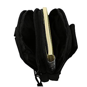 LefRight Tactical Molle Pouch EDC Utility Gadget Outdoor Men Waist Bag with Phone Belt Clip Holder Holster for iPhone X Samsung S8 Pixel Moto Z Force Play