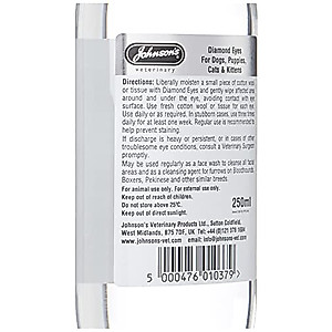 Johnsons Diamond Eyes Cat Dog Tear Stain Remover 250Ml