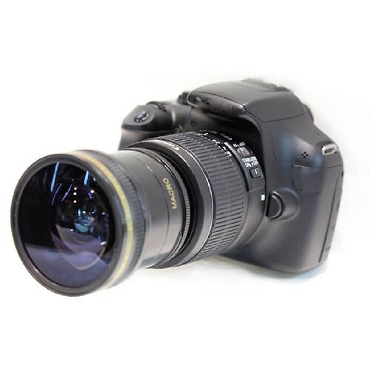 X14 HD 8K Extreme FISHEYE for Canon EOS Digital Rebel T5 KIT w 18-55mm STM Lens