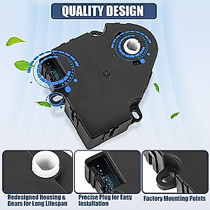604-106 HVAC Blend Door Actuator Replaces# 89018365 52402588 15-72971 Replacement for 1994-2012 Chevy Silverado 1500 & 2500, Tahoe, GMC Sierra Yukon