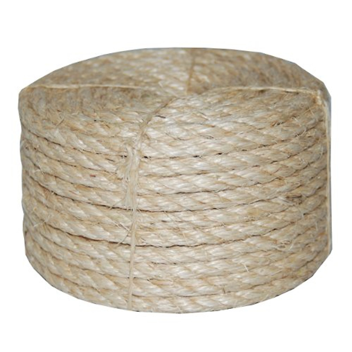 T.W . Evans Cordage Co. 23-410 3/8-Inch by 100-Feet Twisted Sisal Rope,Tan,Onе Paсk