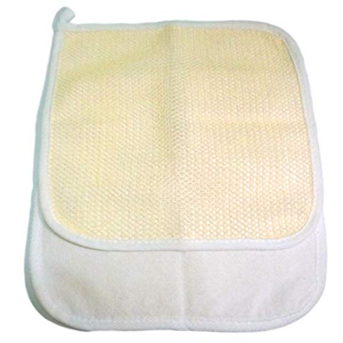 3 pcs/set Dual-Sided With Soft Weave Exfoliating Scrub and Soft Terry Cloth Towel Home Spa Exfoliating Face and Body - Shower Scrubber - Remove Dead Skin -Great for Skin Care in the Massage Bath