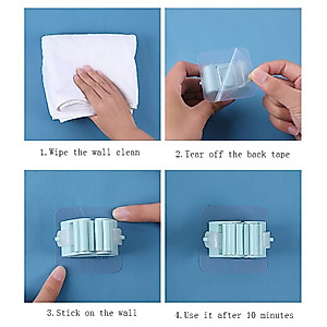 NONGSHAR 10 Packs Broom Holder Wall Mount and Garden Tool Organizer, Closet Storage, Kitchen Rack, Home Organization and Garage Organizer for Rake or Mop Handles Up to 1.25-Inches (10 Pack, Grey)