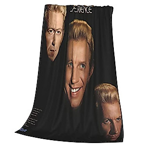 Flannel Blanket Porter Wagoner Soft Lightweight Throw Blanket Warm Durable Sofa Couch Decor Beding 50"X40"