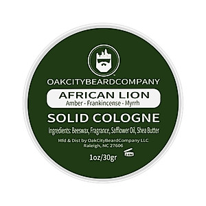 Oak City Beard Company - Sandalwood Vanilla - Solid Cologne - 1 Ounce - Sandalwood - Vanilla - Tonka Bean